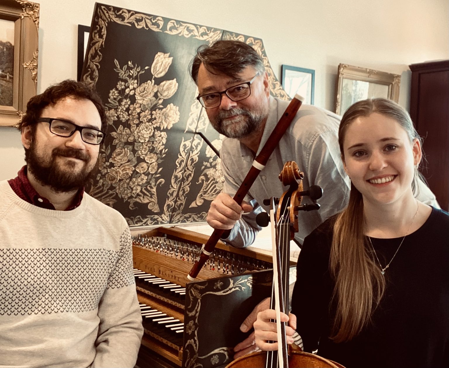 Justin Luchinski, harpsichord with guests Tim Janz, flute & Mari ...
